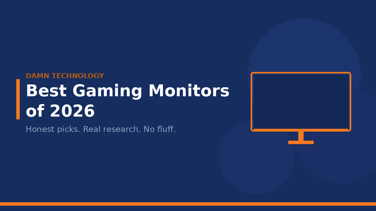 Best Gaming Monitors of 2026 | Damn Technology